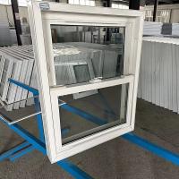 China Interior Residential Vinyl Windows Single Hung Vinyl House Windows Customized for sale