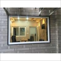 China High Security Aluminium Fixed Panel Window Sound Insulated Glass Window for sale
