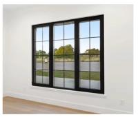 China Soundproof Panoramic Aluminum Fixed Window Triple Glazed For Living Room for sale