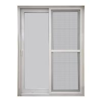 China Balcony PVC Sliding Door Patio Double Layer Glass Door Sliding Opening Method for sale