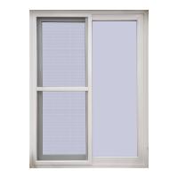 China Balcony PVC Sliding Door Patio Double Layer Glass Door Sliding Opening Method for sale