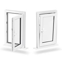 China Customized House PVC Tilt And Turn Windows Single Glazed / Double Glazed for sale
