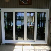 China Custom Modern PVC Patio Double Sliding Door Balcony Double Tempered Glass Door for sale