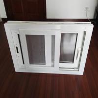 China Hurricane Impact PVC Sliding Window With Mosquito Mesh Customized for sale