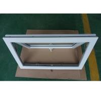 China Tempered Glass PVC UPVC Awning Window Watertight Custom Color Size for sale