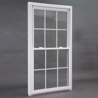 China Long Life Single Hung Vinyl Window Vertical Sliding Glass PVC UPVC Window for sale