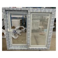 China European Style Horizontal PVC Sliding Window Hurricane Proof Glass Windows for sale