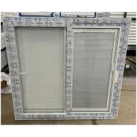 China European Style Horizontal PVC Sliding Window Hurricane Proof Glass Windows for sale