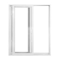 China White PVC UPVC Patio Sliding Door Exterior With Mosquito Net for sale