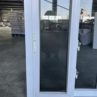 China Hurricane Impact Double Glazed Pvc Profile UPVC Sliding Windows With Impact Laminate Glass for sale
