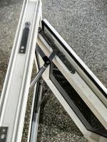 China UPVC Glass Casement Window Hurricane Impact Glass Windows And Doors for sale