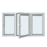 China Upvc More Than 10 Years Double Glazed Casement Window for sale