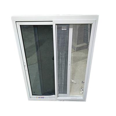 China 80mm Pvc Design Upvc Double Glazed Sliding Windows for sale