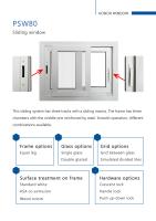 China Hurricane Impact UPVC Double Glazed Modern Window Design Soundproof Sliding Window for sale