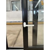 China Double Glazing PVC Modern Black Upvc Sliding Window Lock for sale