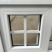 China Custom Glass Windows Upvc Vinyl Single Double Glazed Sliding Pvc Windows With Grills for sale