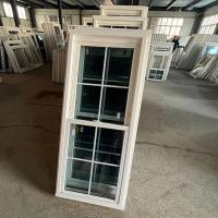 China Single Double Glaze 30x48 UPVC PVC Single Hung Vinyl Window for sale