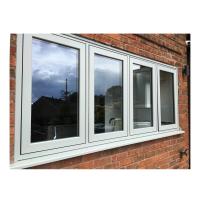 China Toughened Glass Pvc Double Glazed Windows Reinforced With Lined Steel for sale