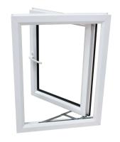 China Standard UPVC PVC Glass Casement windows Soundproof Grill Design with Screens for sale