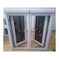 China Standard UPVC PVC Glass Casement windows Soundproof Grill Design with Screens for sale