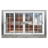 China Customized Modern Home Hotel Villa Interior Living Room Patio Sun Proof Aluminum Glass Sliding Door for sale