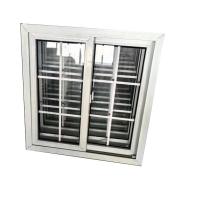 China UPVC PVC House Sliding Windows Supplier Grill Design With Mosquito Net for sale