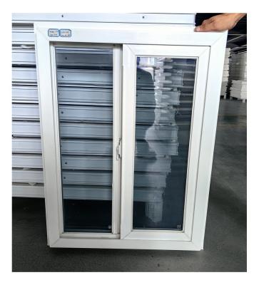 China Customization Frame Color Chinese Top Hardware Engineered Vinyl Sliding Window For Kitchen for sale