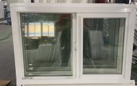 China American Customized UPVC Sliding Window Single Glass With Engineered Vinyl for sale