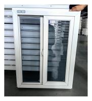 China American Customized UPVC Sliding Window Single Glass With Engineered Vinyl for sale