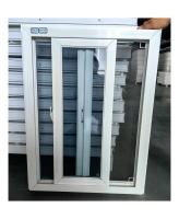 China American Customized UPVC Sliding Window Single Glass With Engineered Vinyl for sale