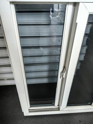 China American Style Upvc Windows Customization Frame Color For Vinyl Single Sliding And Fixed Window for sale