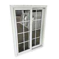 China Customized Sliding Window UPVC Double Glazed PVC Sliding Glass Window for sale