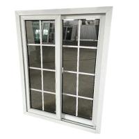 China Soundproof Impact Proof 36*36 Pvc Upvc Sliding Windows White For House for sale