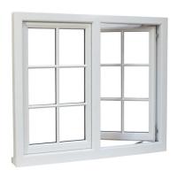 China PVC Profile Casement Windows And UPVC Doors With 60mm/65mm/70mm/82mm Frame Thickness for sale