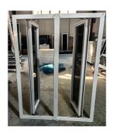 China PVC Tilt And Turn Double Glazed Casement Impact Windows Hurricane Proof for sale