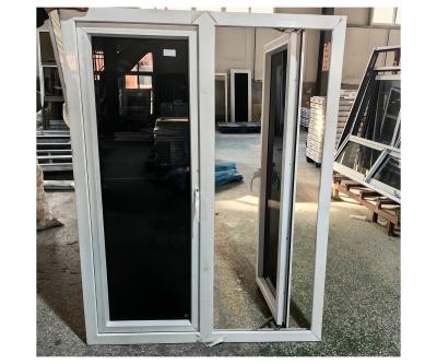 China PVC Tilt And Turn Double Glazed Casement Impact Windows Hurricane Proof for sale