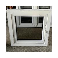 China PVC Tilt And Turn Double Glazed Casement Impact Windows Hurricane Proof for sale