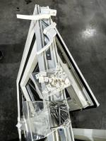 China UPVC Casement European Design Upvc House Window White Double Glazing  Swing Glass Window for sale