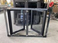 China Custom Aluminum Frame Single Double Tempered Glass Casement Window  for sale