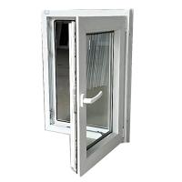 China 60 Series PVC UPVC Hurricane Impact Casement Windows With Window Screen for sale