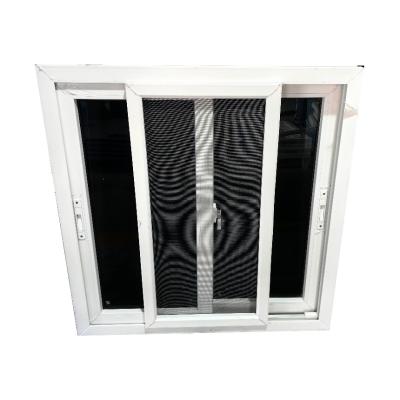 China Single Double Glass PVC UPVC Sliding Windows House Windows For Homes for sale