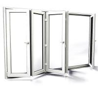 China Construction Real Estate Double Glazed PVC / UPVC Casement House Windows Hurricane Impact Design for sale