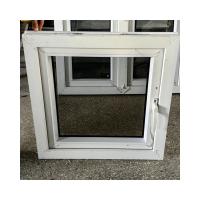 China French Style White Frame Upvc Glazed Casement Windows for sale