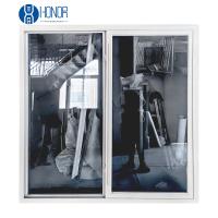 China Customized Size PVC Slide Window UPVC Double Glazed 3*3/4*4 Sizes With Grill Mosquito Mesh for sale