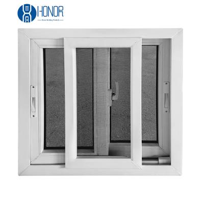 China China Factory Price Window Grill Designs PVC Sliding windows with Mosquito Net for sale