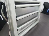 China Customizable Aluminum Glass Louver Window with Adjustable Ventilation for sale