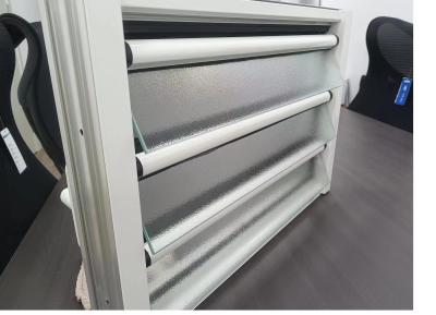 China Custom Aluminum Alloy Glass Louver Window with Powder Coating for sale