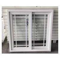 China PVC Sliding Glass Window Ventanas Termopanel PVC Double Glazed Sliding Windows for sale