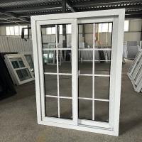 China Upvc Double Glazed Sliding Windows Pvc Sliding Window Design Product for sale