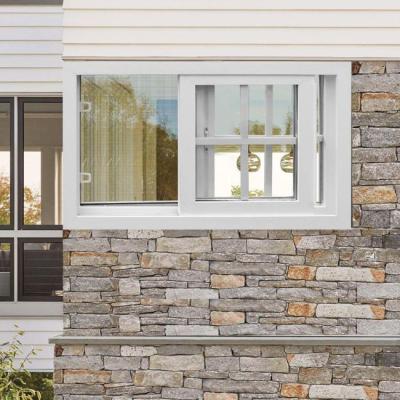 China Friction Hinge UPVC Sliding Window And Door Standard Design With Float Glass for sale